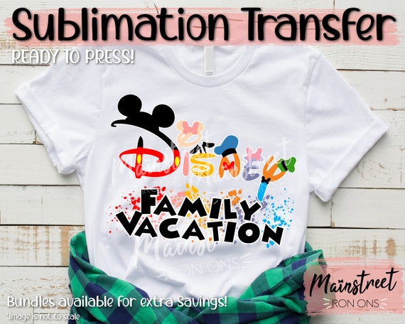 Family Vacation Mouse Sublimation Print Ready to Press | Etsy