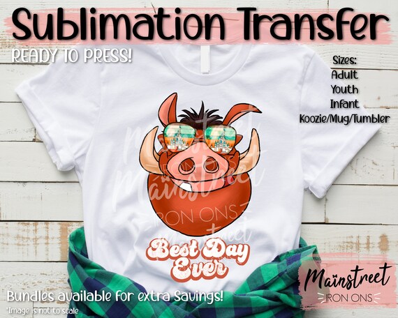 Pumba Watercolor Face Sublimation Print Ready to Press | Etsy