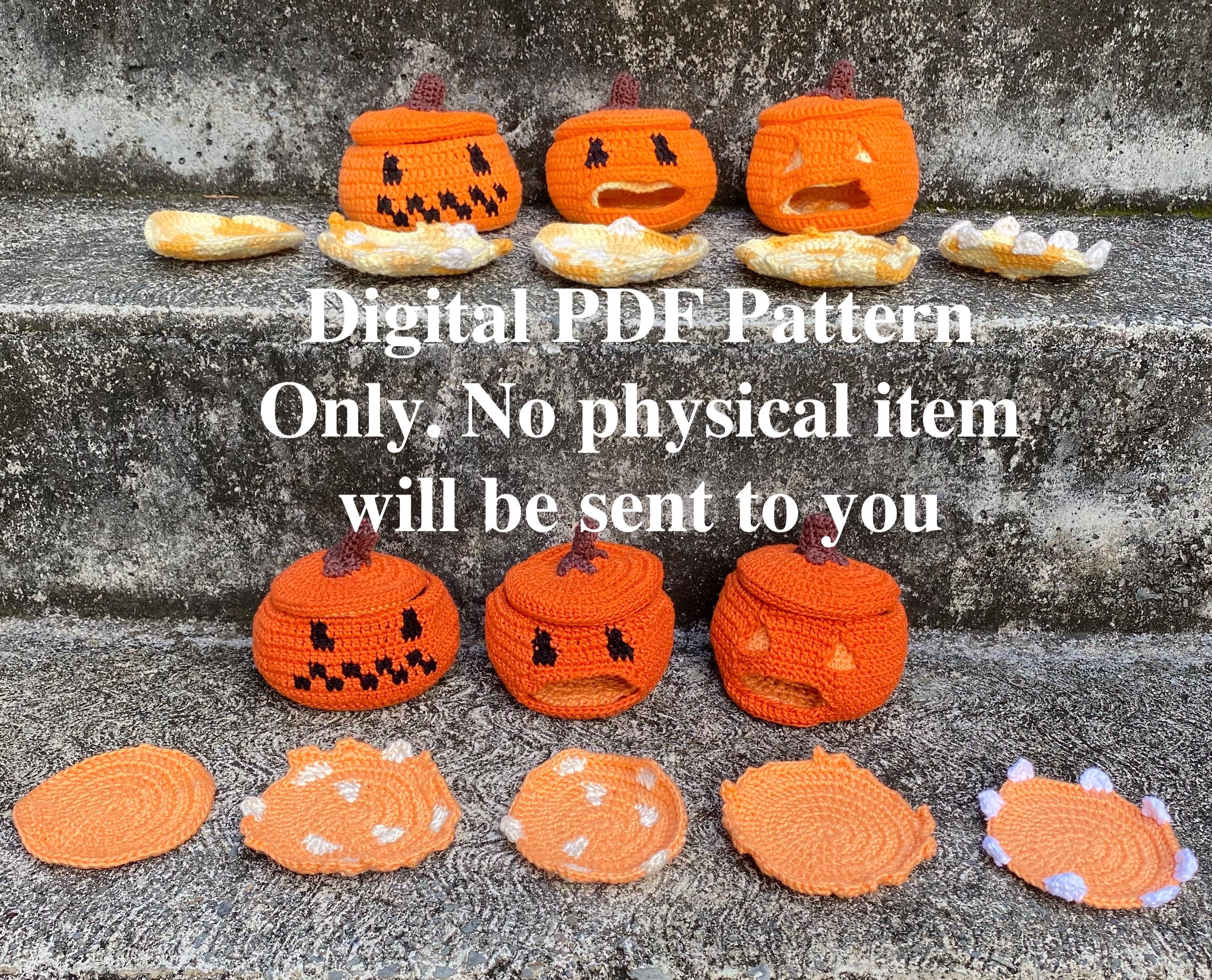 PATTERN Only-pumpkin Guts Coaster Set Crochet Pattern - Etsy