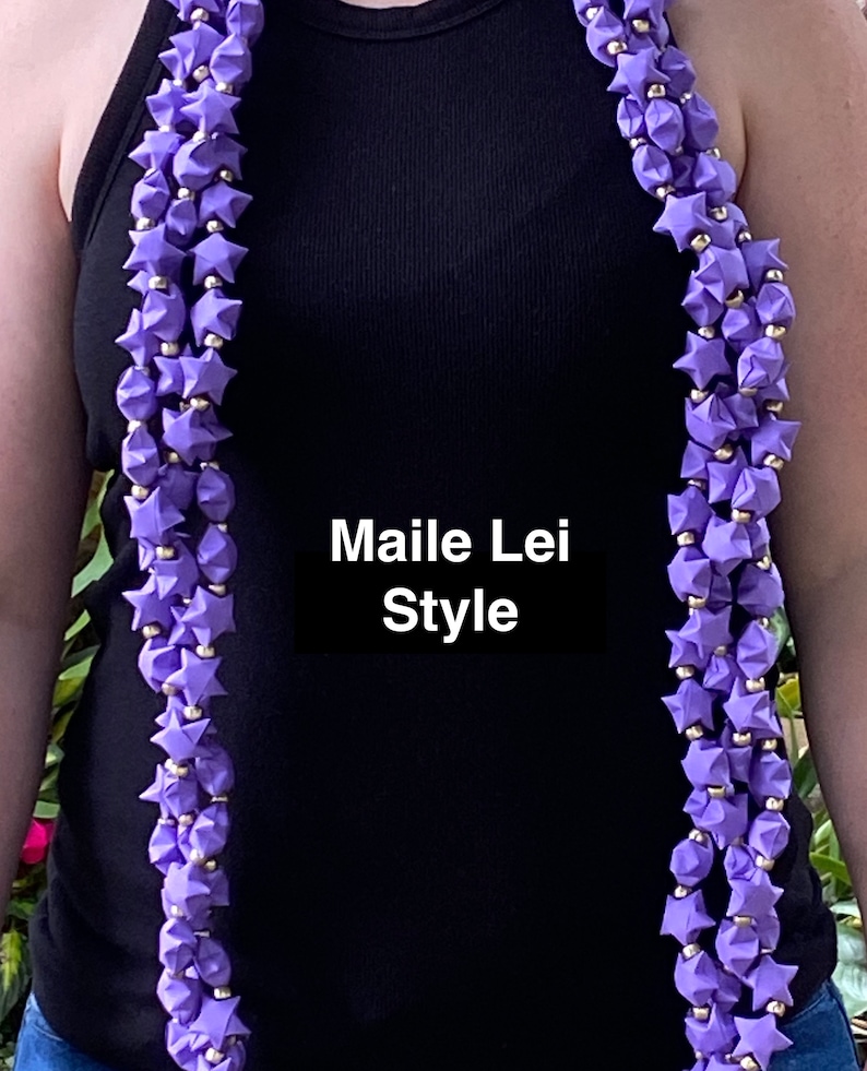 Multi-strand Lucky Puffy Star Lei - Etsy