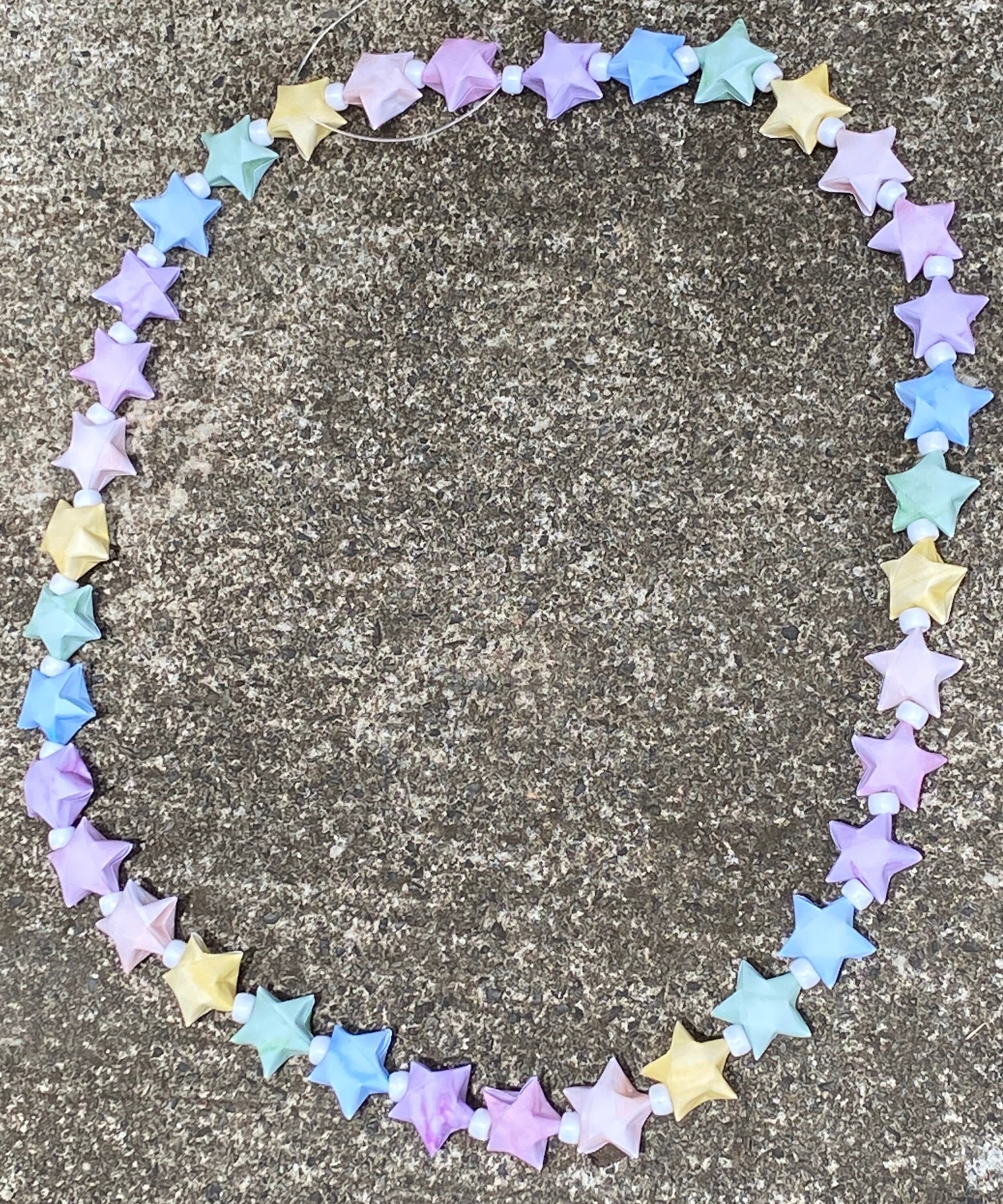 Lucky Puffy Star Lei (single Strand) - Etsy