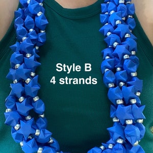 Multi-strand Lucky Puffy Star Lei - Etsy