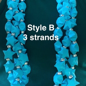 Multi-strand Lucky Puffy Star Lei - Etsy