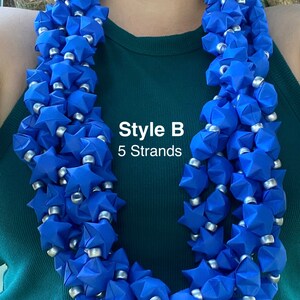 Multi-strand Lucky Puffy Star Lei - Etsy