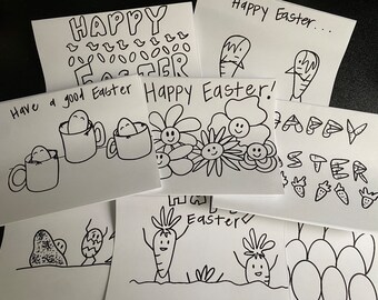 DIY Printable Easter Cards - Etsy
