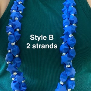 Multi-strand Lucky Puffy Star Lei - Etsy
