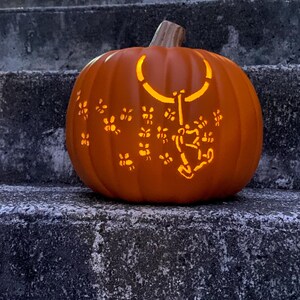 Carved Classic Winnie the Pooh Pumpkins - Etsy