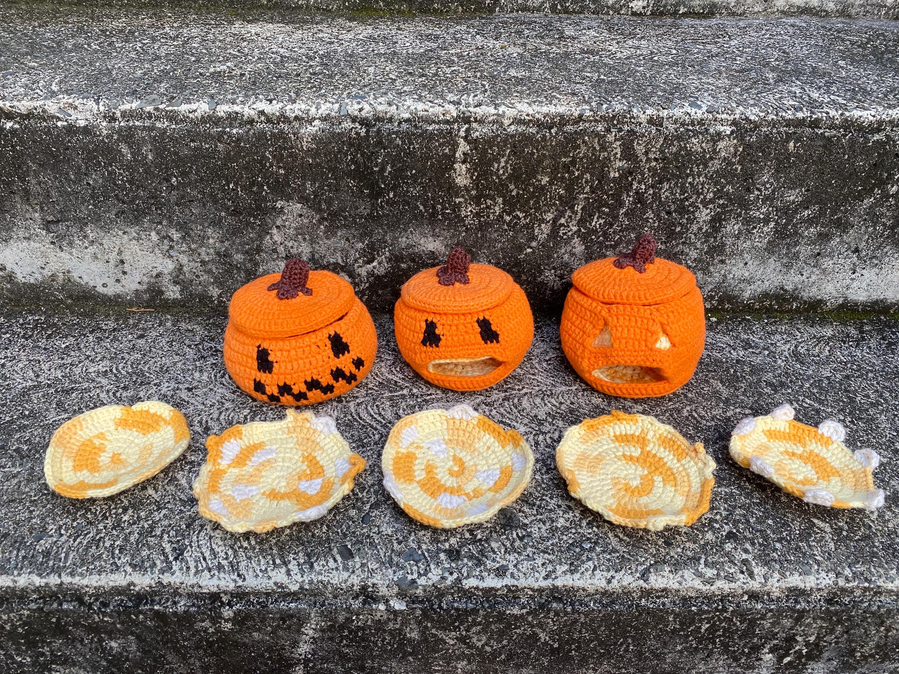 PATTERN Only-pumpkin Guts Coaster Set Crochet Pattern - Etsy