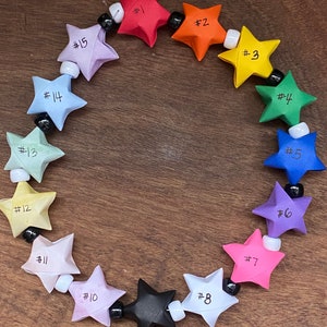 Lucky Puffy Star Lei (single Strand) - Etsy