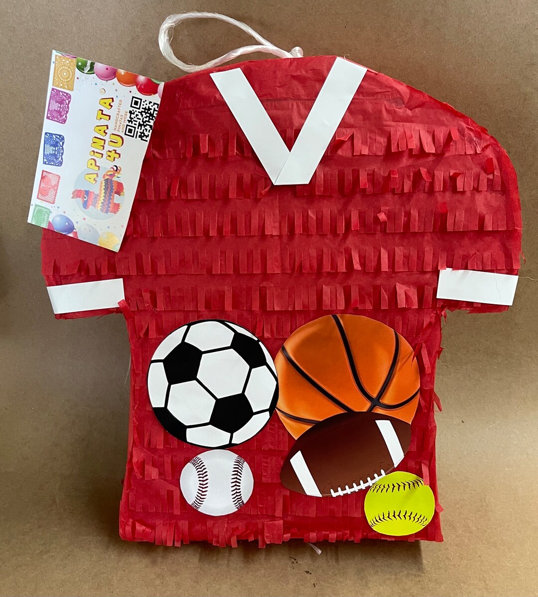 Ready to Ship! 17" Tall Sports Jersey Pinata Great for Teens Kids ...
