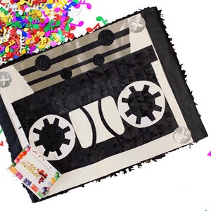 2-D Cassette Pinata Music Themed Birthday Handcrafted Custom Made - Etsy