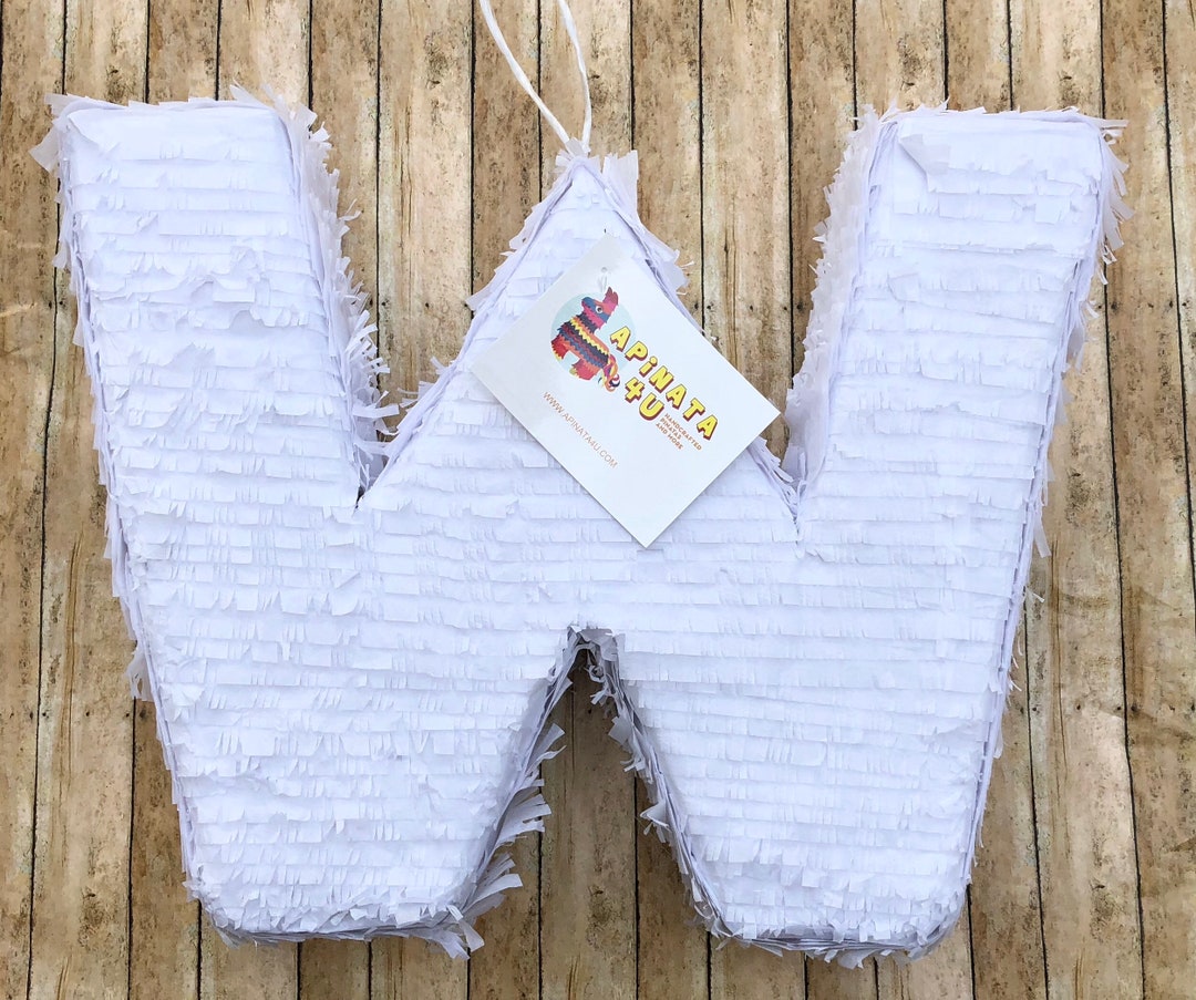 Large Letter Piñatas 20'' Tall Any Letter Any Color - Etsy