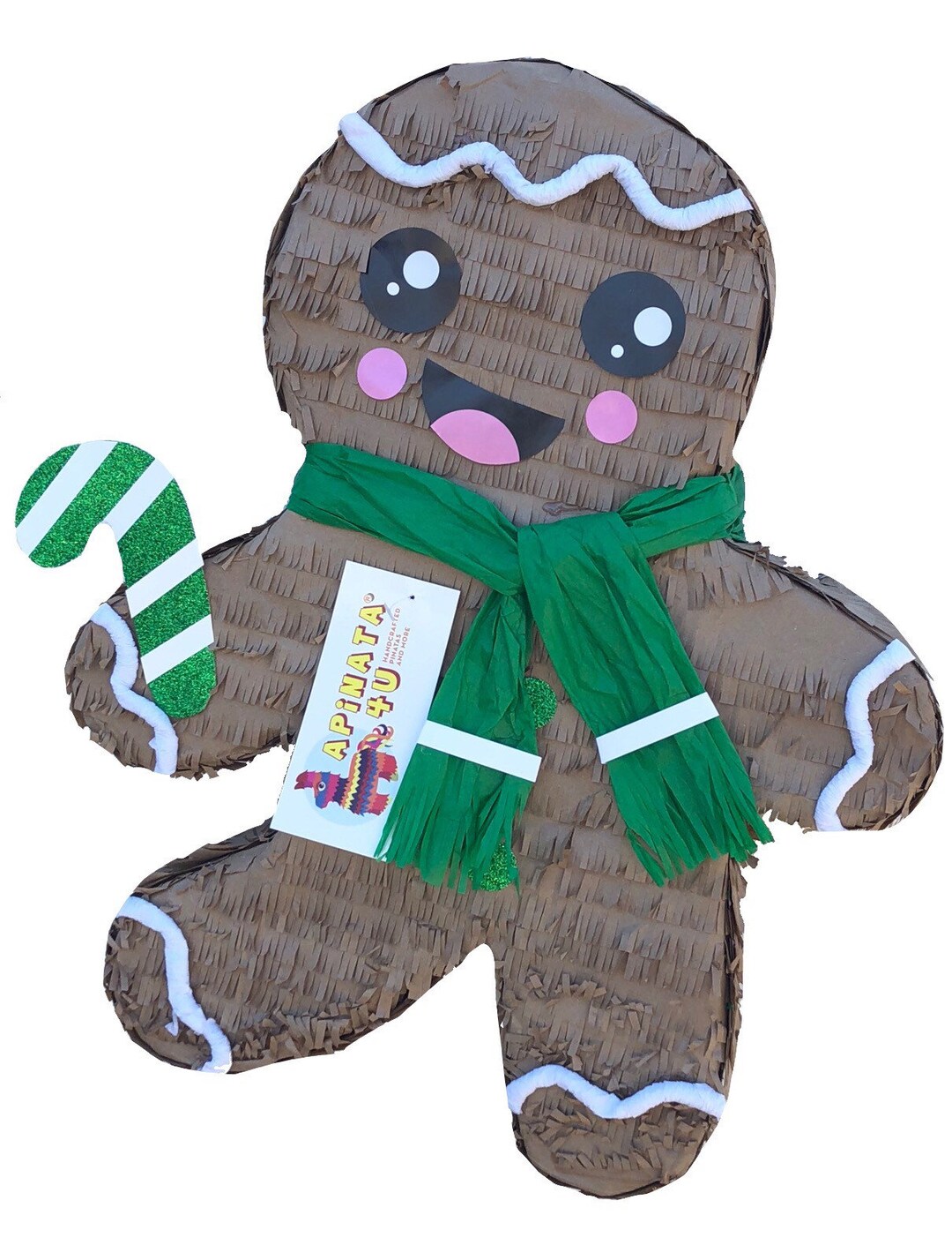 Ready to Ship Gingerbread Man Pinata Christmas Theme Xmas Party Favors ...