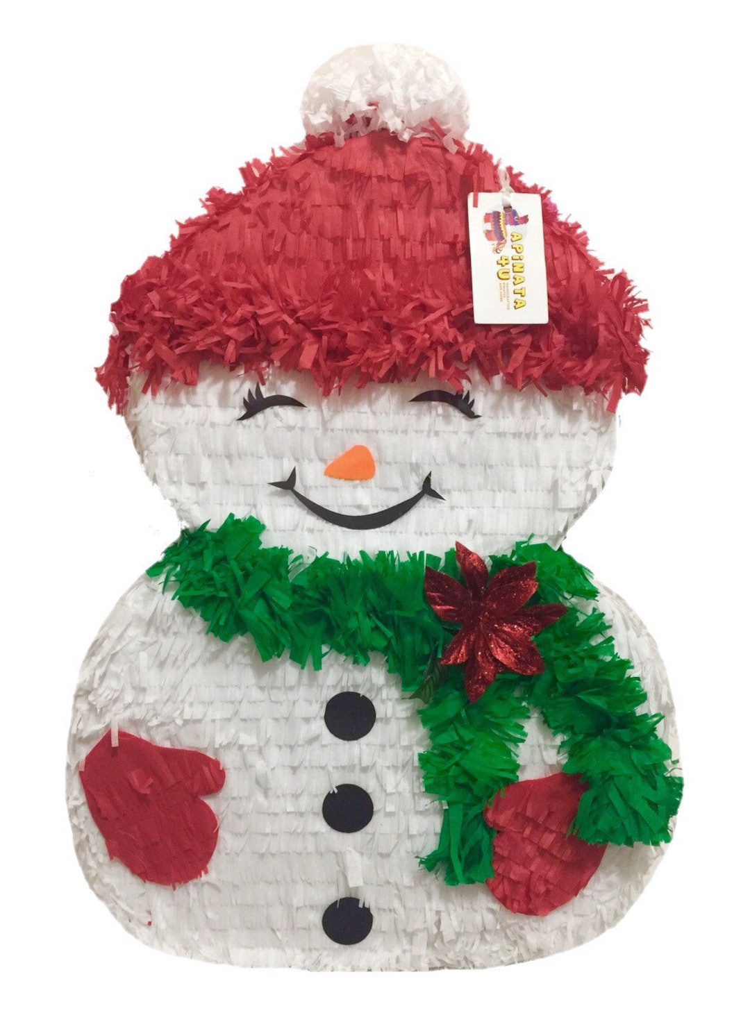 Sale! Ready to Ship 20” Tall Cute Christmas Snowman Pinata Christmas ...