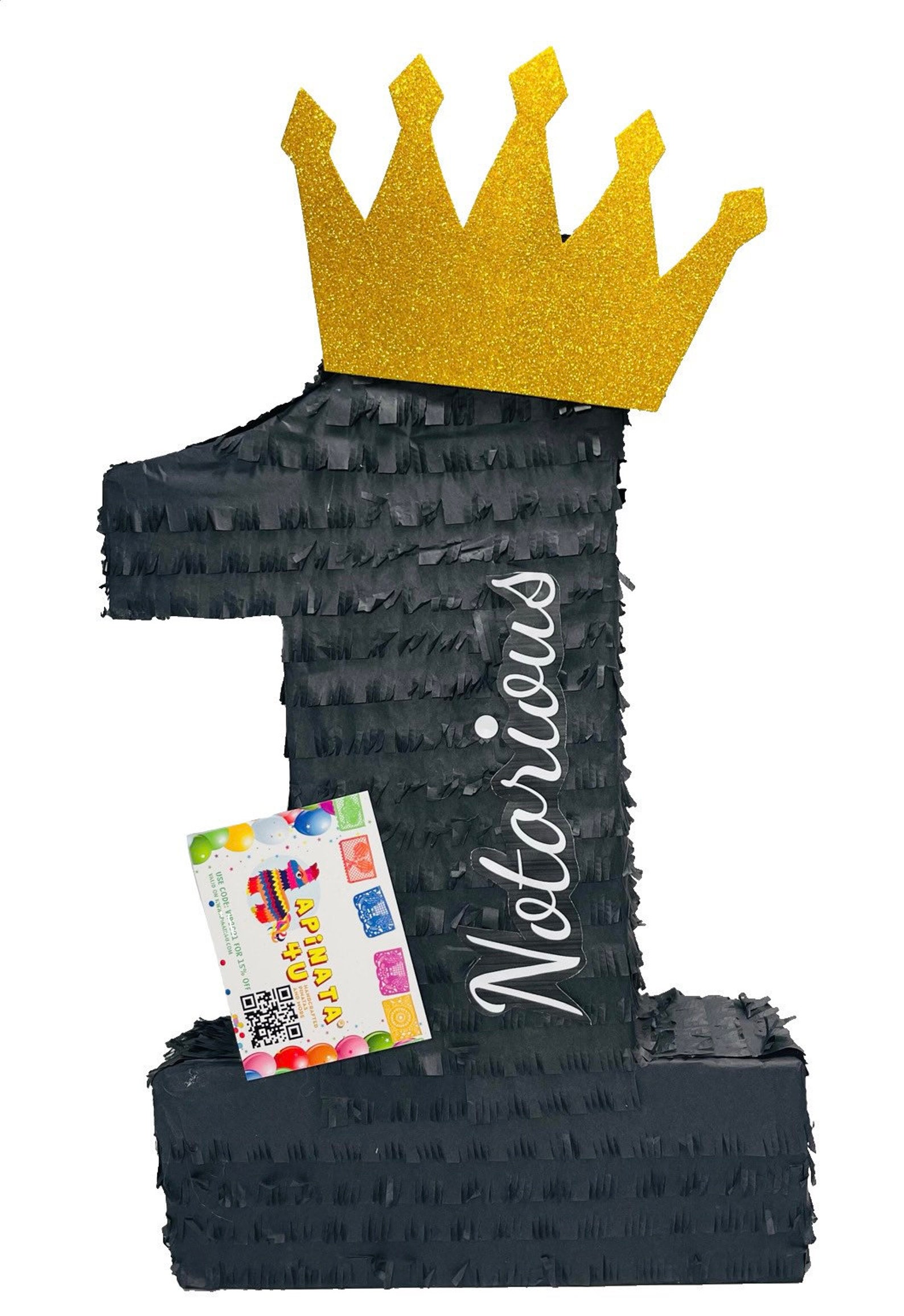 Sale 20 Tall Number One Pinata Wild Theme With Gold Crown - Etsy