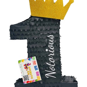 Sale 20 Tall Number One Pinata Wild Theme With Gold Crown Wild One ...