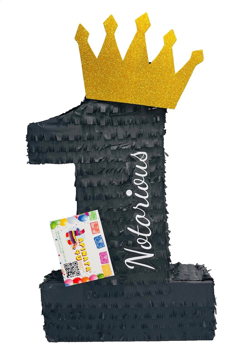 Sale 20 Tall Number One Pinata Wild Theme With Gold Crown - Etsy