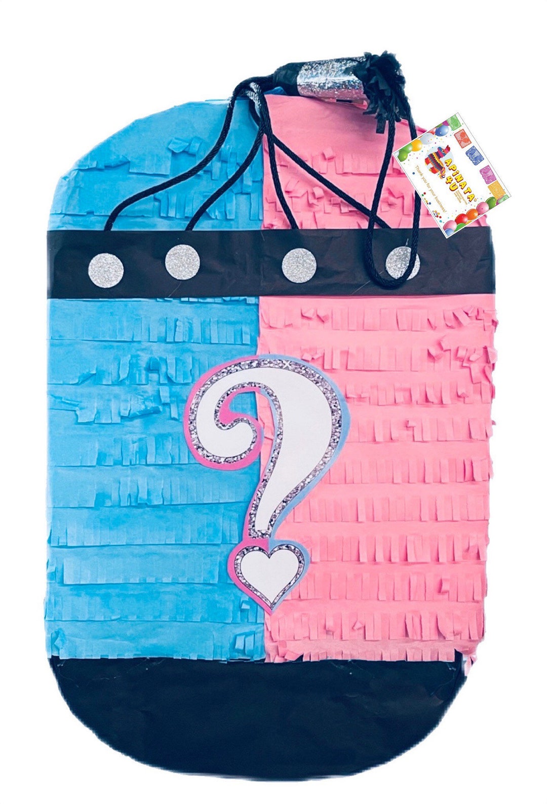 Sale Punching Bag Gender Reveal Pinata Boxing Bag Pinata 20 Tall for ...