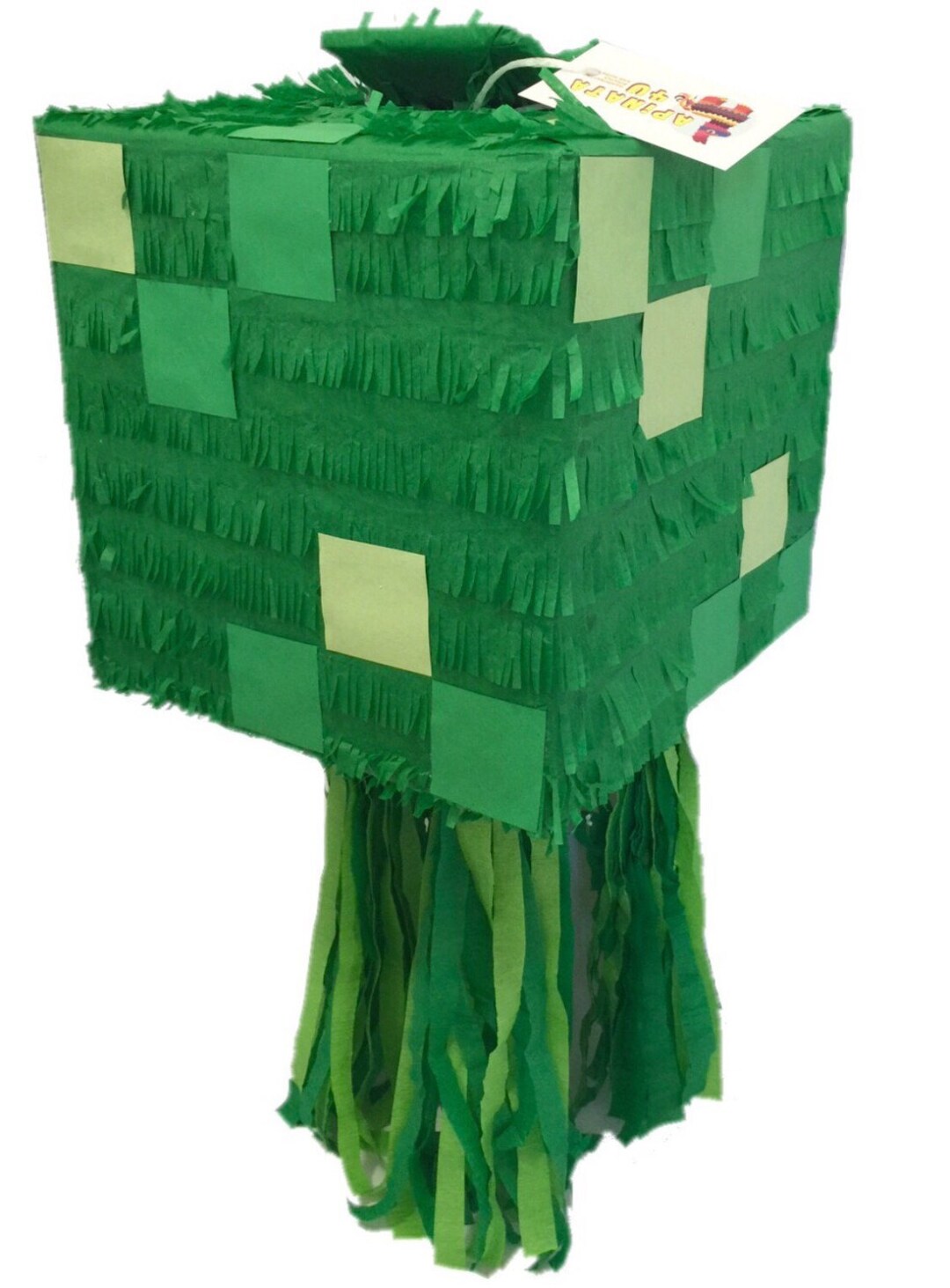 Handcrafted Green Block Pinata: Custom Party Decoration - Etsy