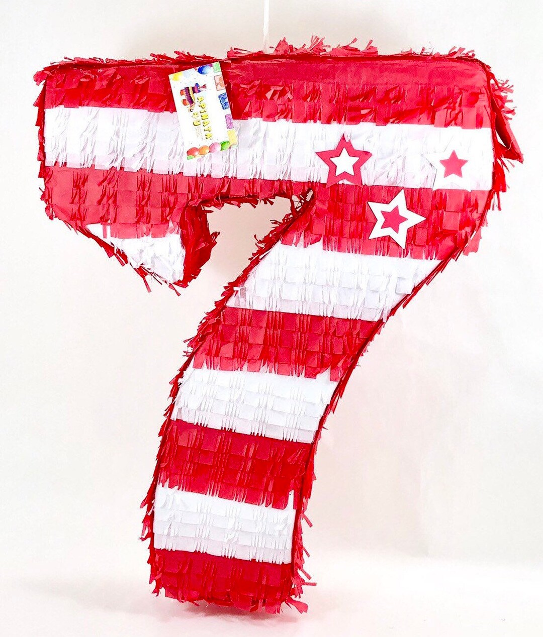 New 20 Tall Number Seven Pinata American Theme Girls Birthday Party ...