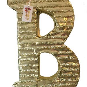 Silver Letter 'C' Pinata, Custom Events and Themed Decor, Perfect for ...