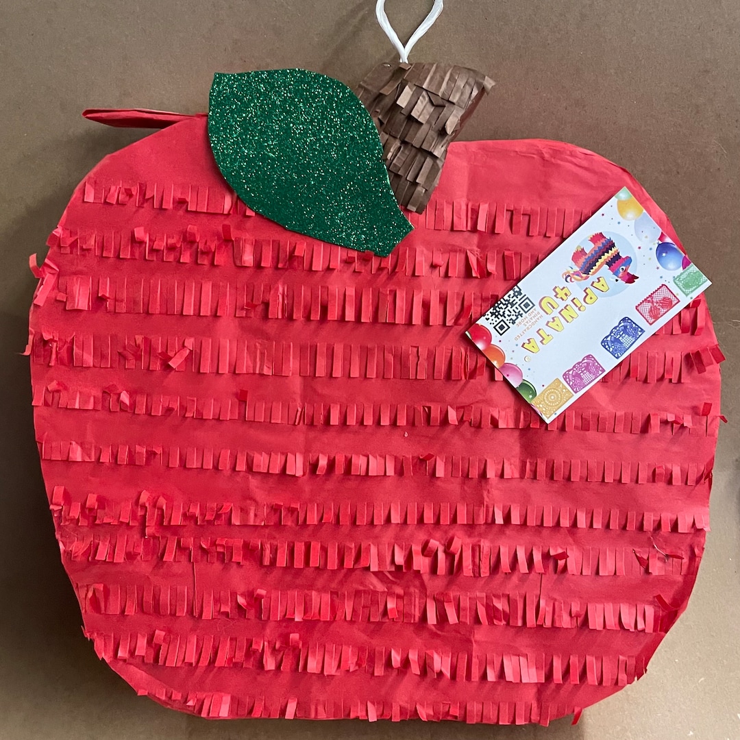 Apple Pinata, Perfect for Back to School Parties, Teacher Appreciation ...