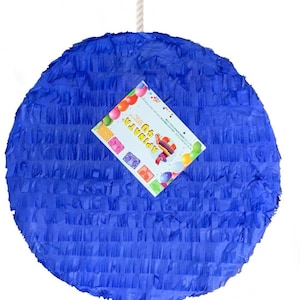 Round Pink Pinata, Perfect for Birthday Parties, Solid Color Circle ...