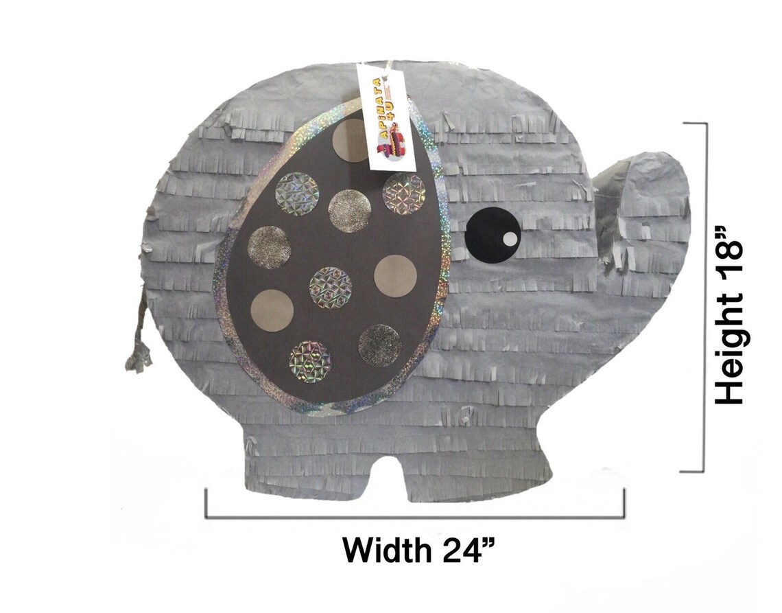 Baby Elephant Pinata Great for Gender Reveal - Etsy