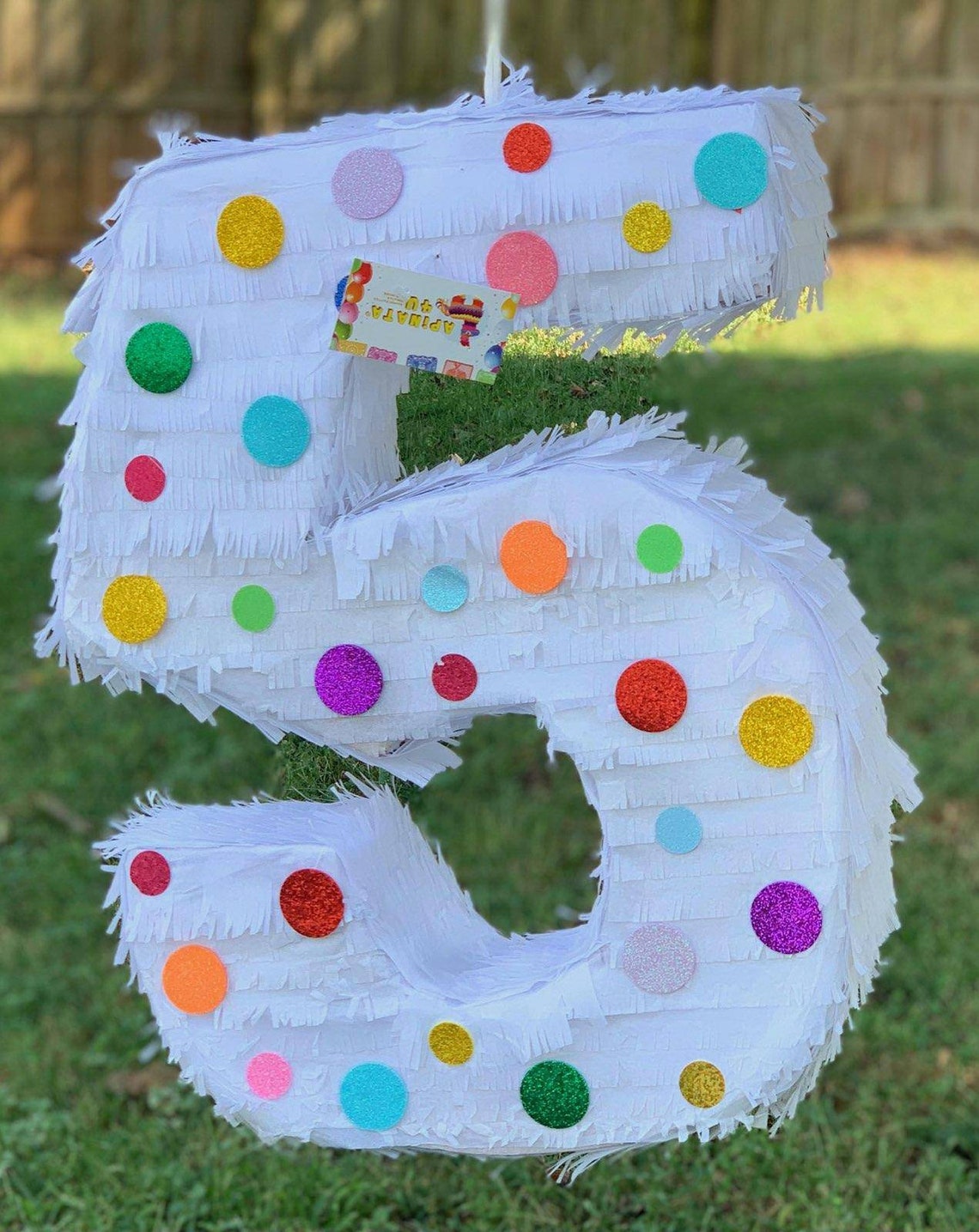 20'' Tall Number Five Piñata - Etsy