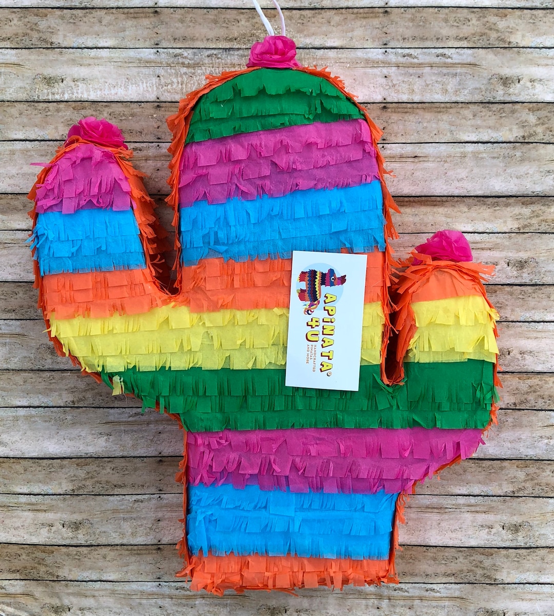 Sale 20 Tall Cactus Pinata Great for Fiesta Gender Reveal Cinco De Mayo ...