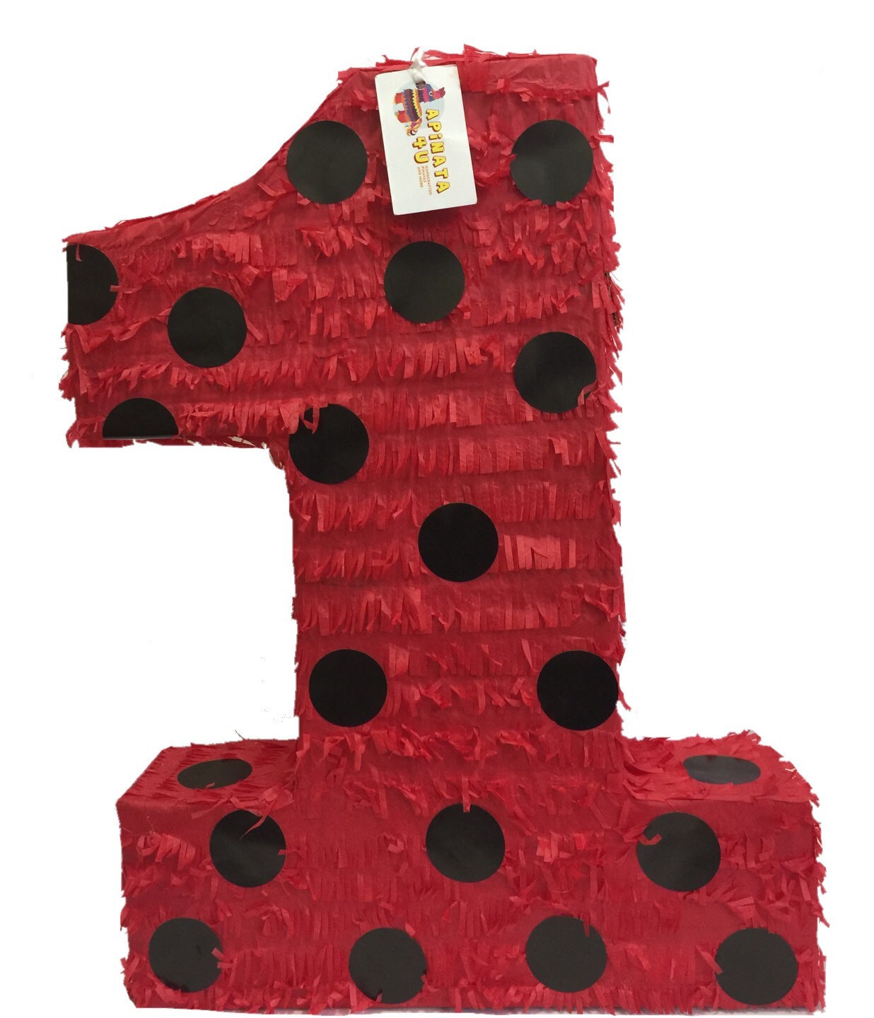 Piñata número uno de 20'' de alto, piñata con tema de mariquita roja y ...