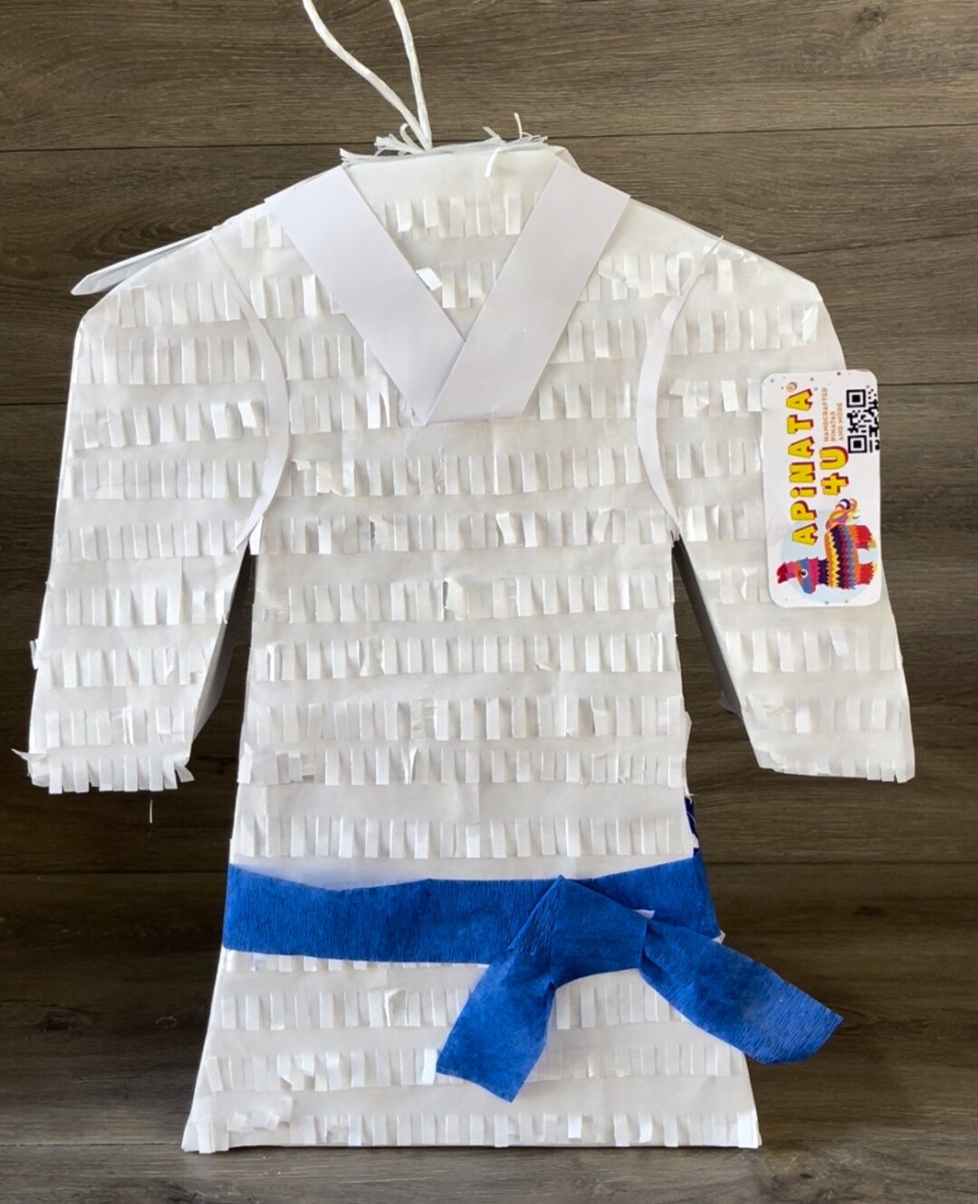 Martial Arts Pinata Karate Tae Kwon Do Birthday Pinata Blue Belt - Etsy