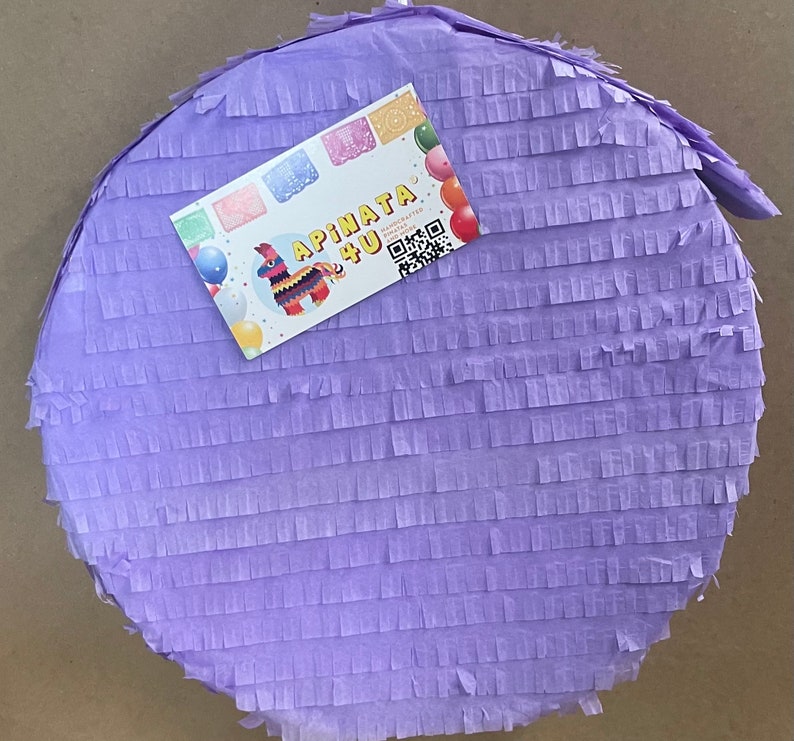 Large Solid Color Circle Pinata: 19" DIY Party Game - Etsy