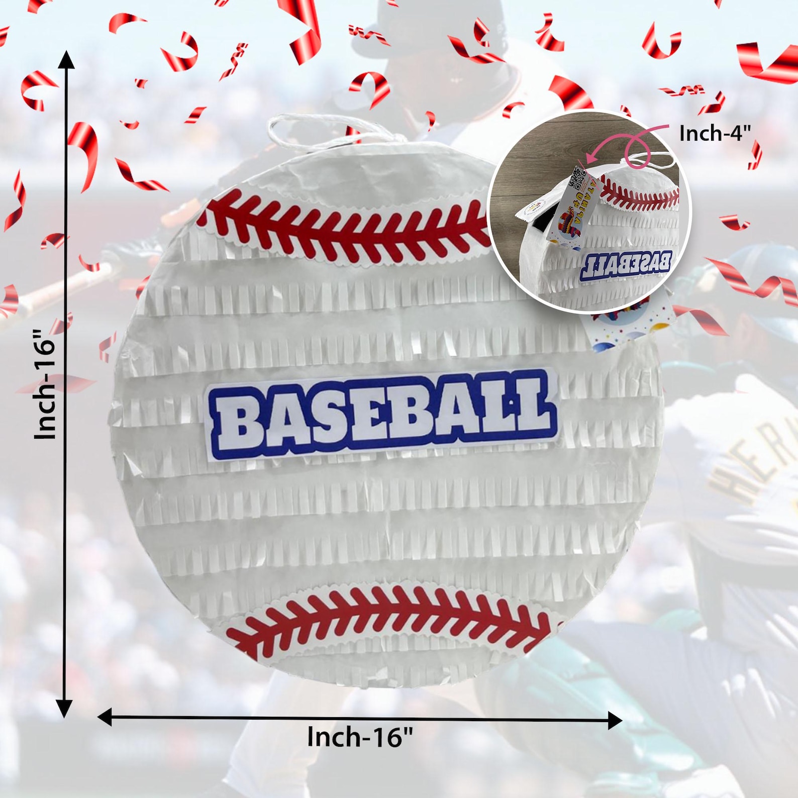 Sale! Ready to Ship! Baseball Pinata for Sports Events, Sports Themed ...