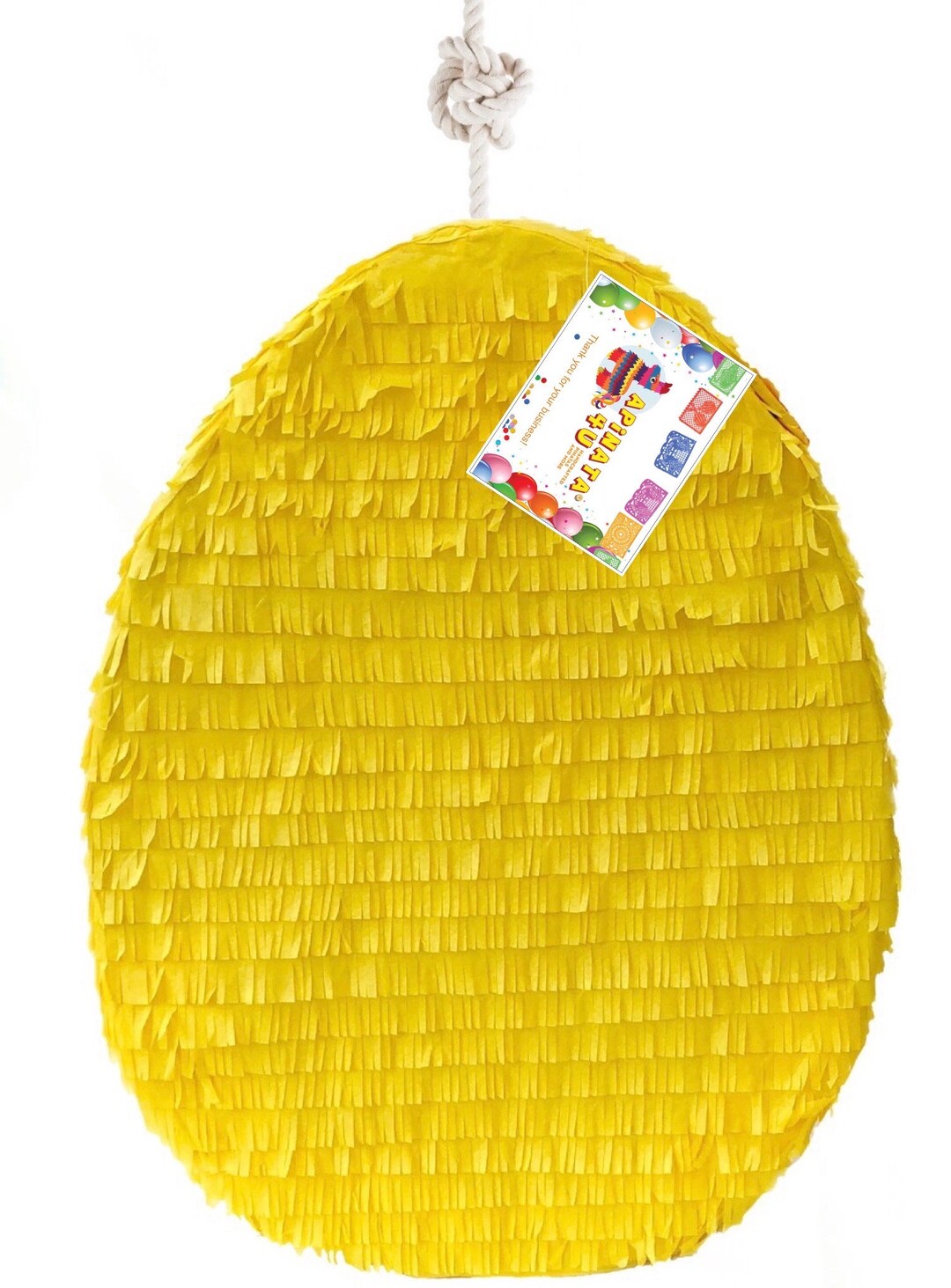 Sale! Ready to Ship! Easter Egg Pinata Yellow Color Great to DIY Your ...