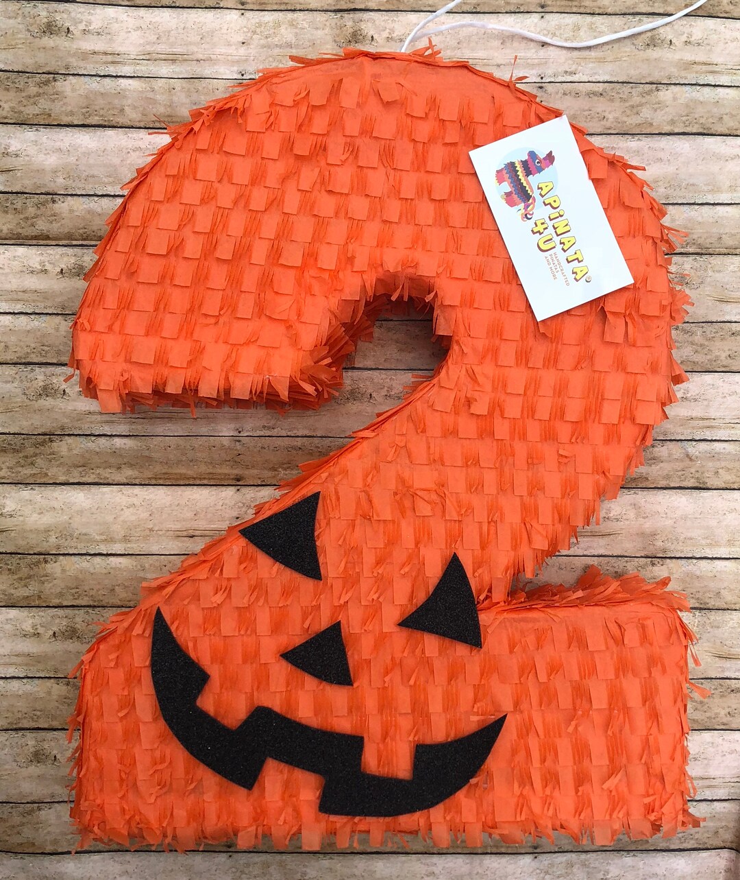 Sale!halloween Pinata Number Two Pinata Second Birthday - Etsy
