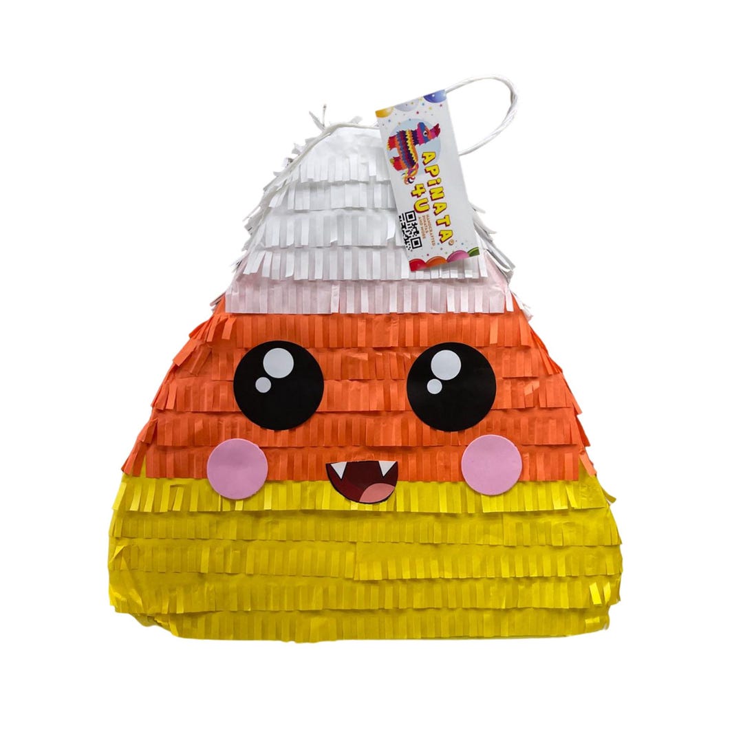 Halloween Candy Corn Pinata With Fangs, Fun Halloween Party Decoration ...