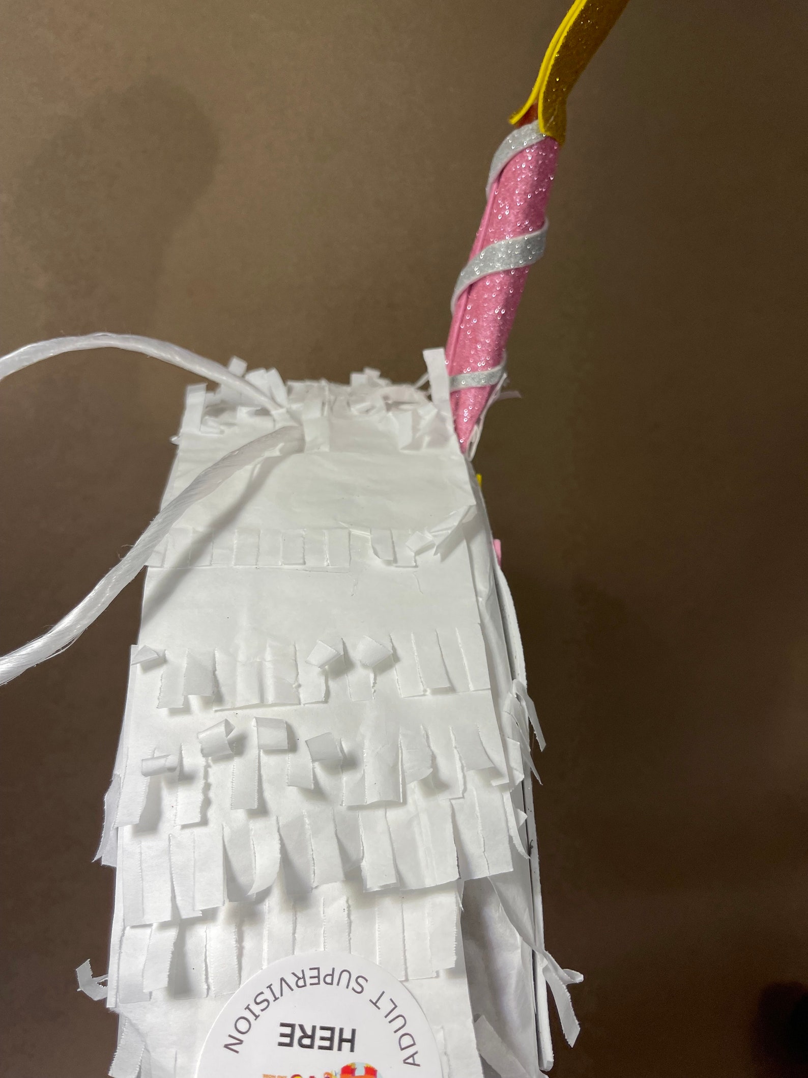 New! Plush Cake Pinata 20” Tall Squeeze Pillow Themed Happy Birthday ...