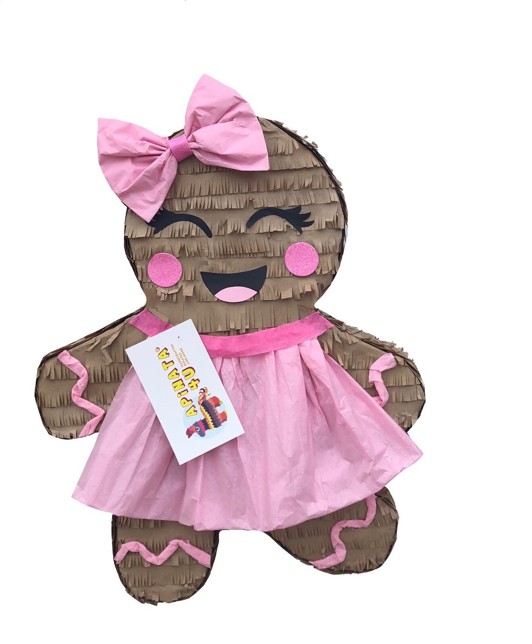 Listo para enviar Gingerbread Girl Piñata Tema navideño Favores de ...