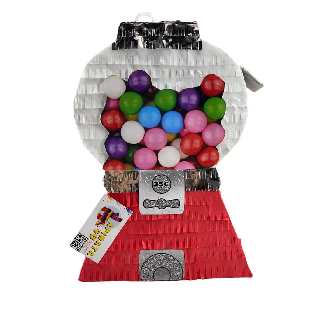 Gumball Machine Pinata, Candy Themed Birthday Party Pinata, Fun Party ...