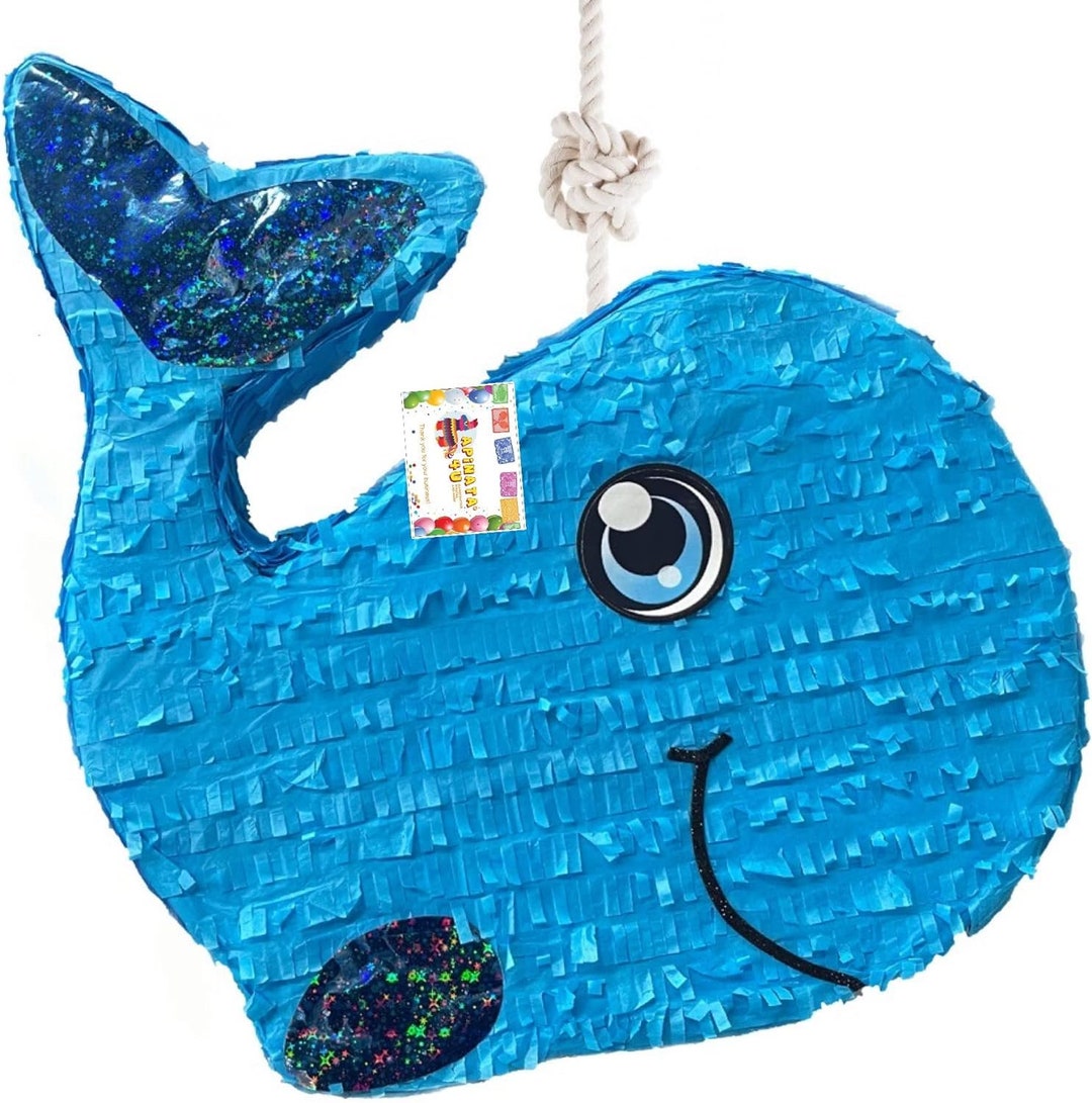 Sale! Baby Whale Pinata Ahoy It's a Boy! First Birthday Pinata Blue ...