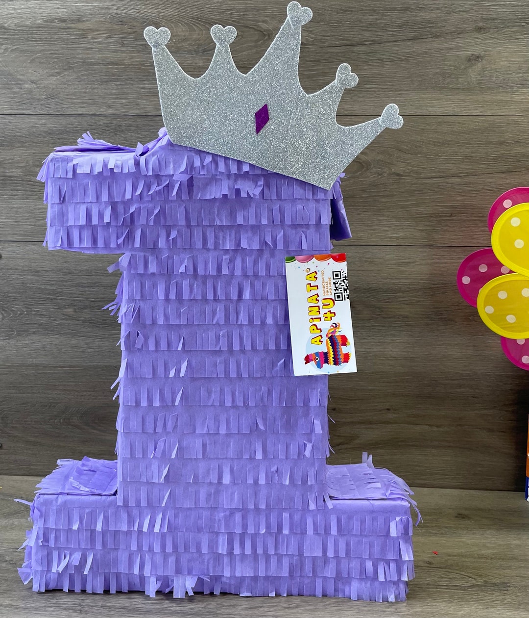 Number One Pinata: Lavender Princess 1st Birthday Party Decor - Etsy