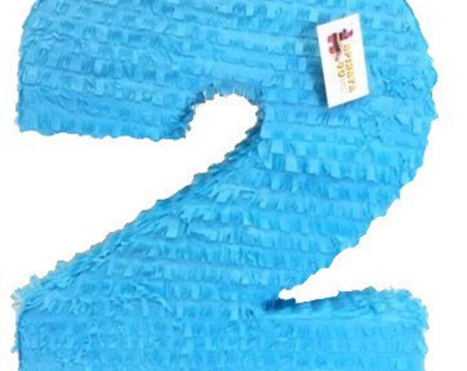 Plantillas para hacer una piñata numero 2 - Numero 2 3D - Decoración de ...