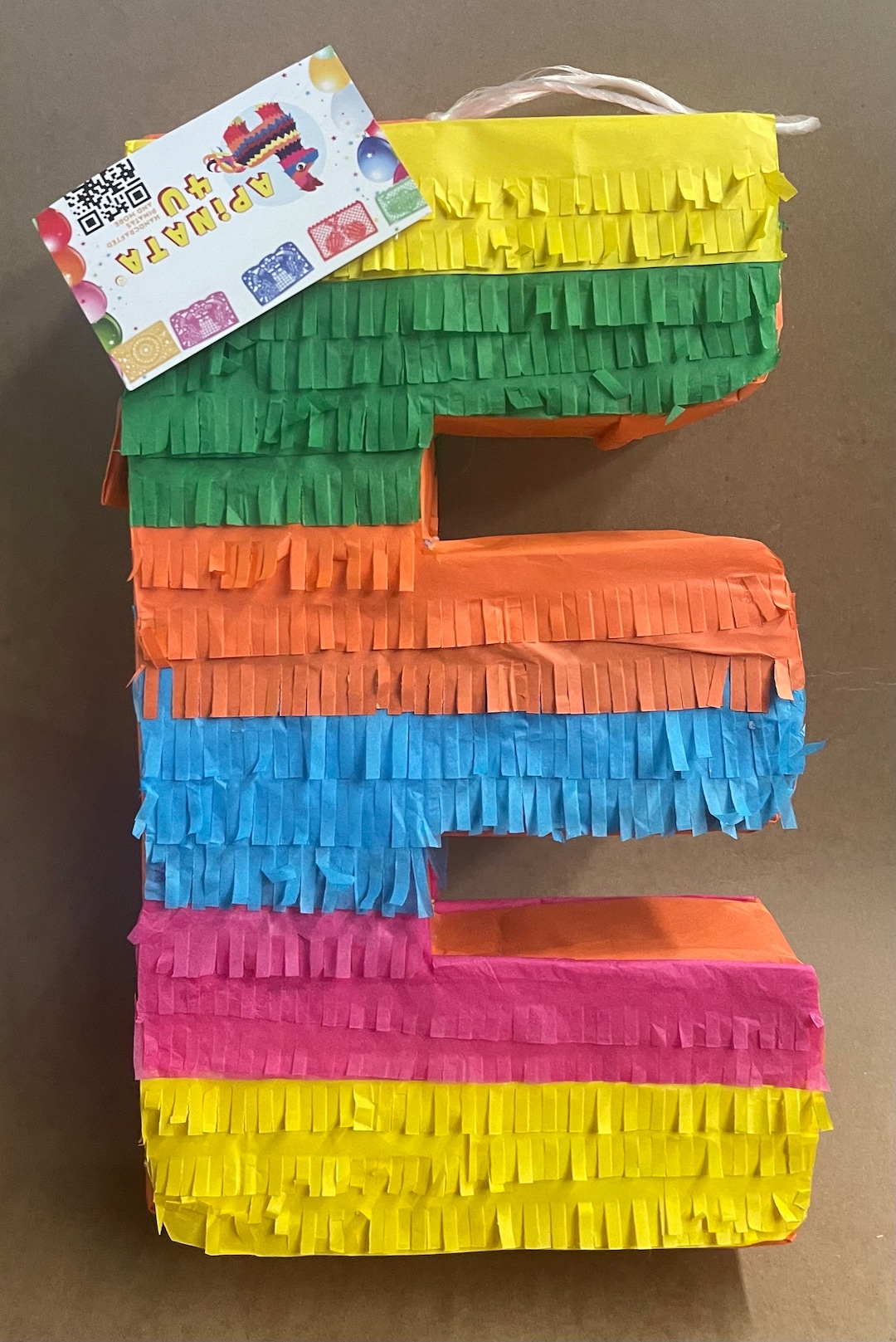 Sale! Ready to Ship! Handcrafted Custom Made Letter E Pinata 20" Tall ...