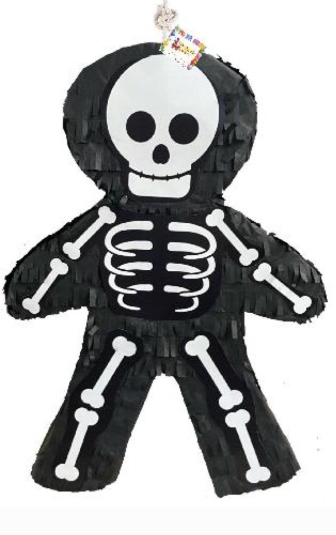 Black Skeleton Theme Pinata, Halloween Birthday Party Supplies ...