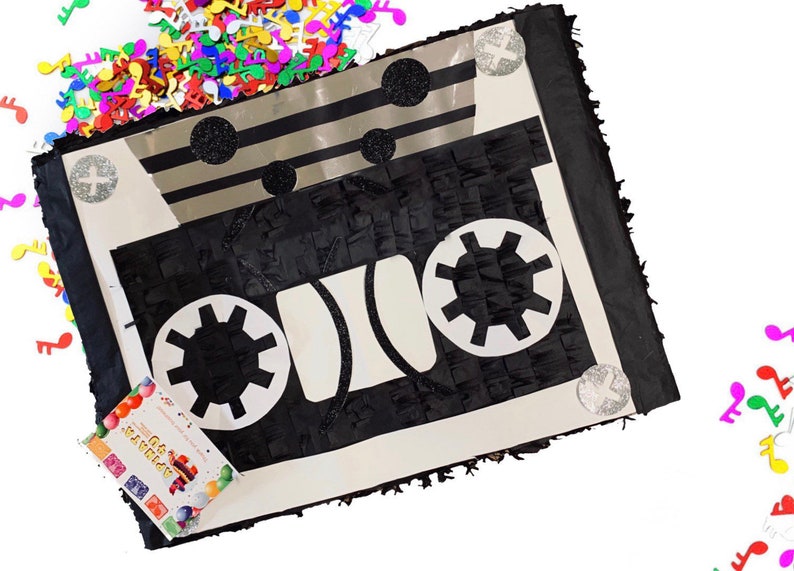 2-D Cassette Pinata Music Themed Birthday - Etsy