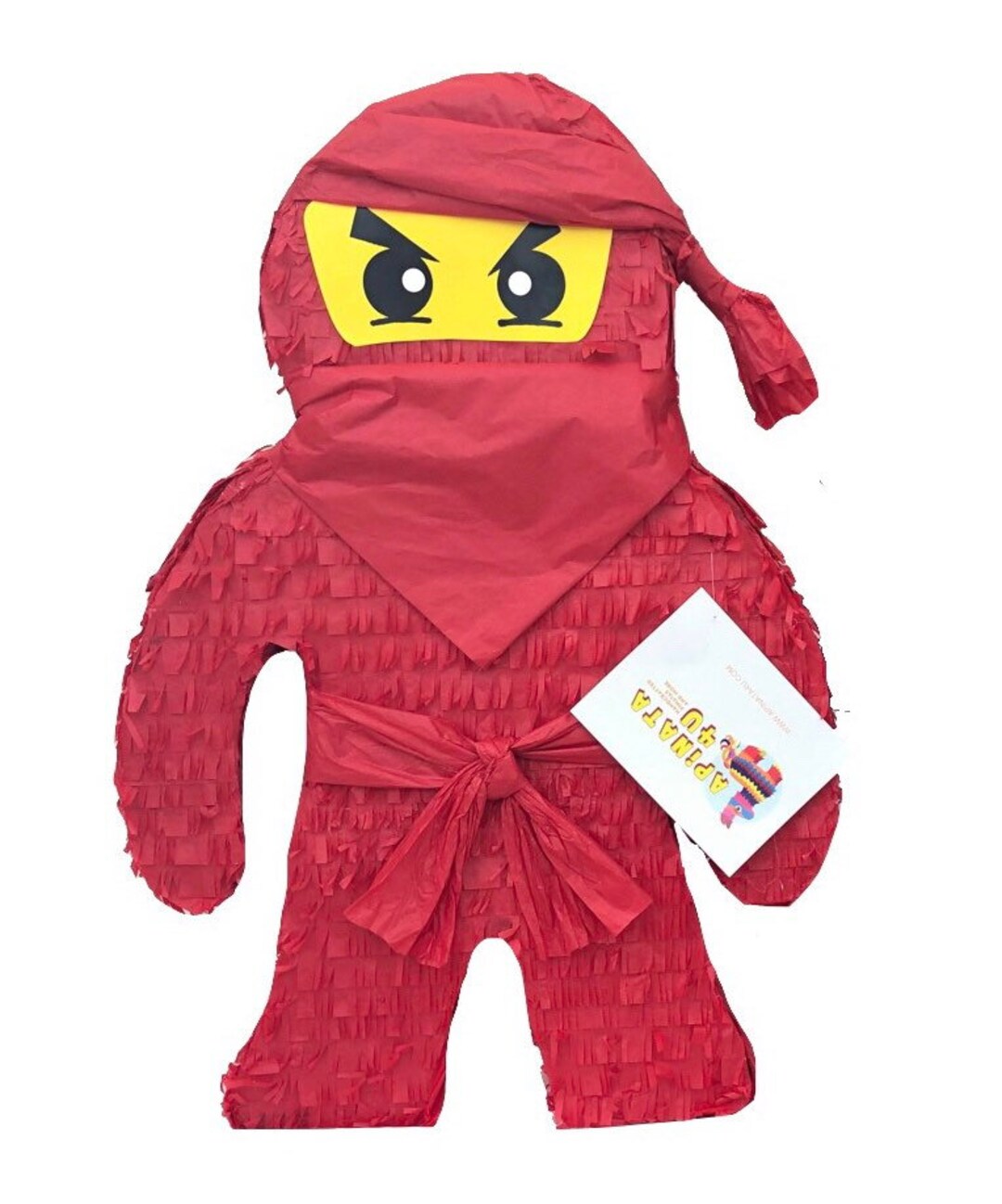 Sale! Red Ninja Pinata 20” Tall - Etsy