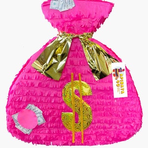 Money Bag Pinata, Choose Your Own Color - Etsy