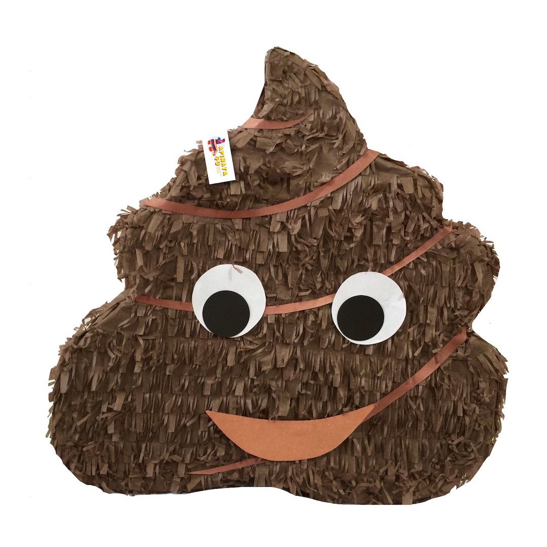 Poop Emoji Pinata With Googly Eyes, Fun Party Decoration, Poop Birthday ...