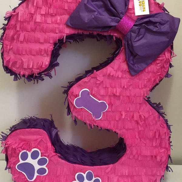 Paw Patrol Pinata Number Three - Etsy